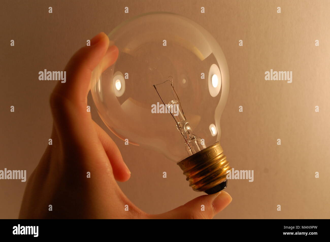 Holding an Idea Stock Photo - Alamy