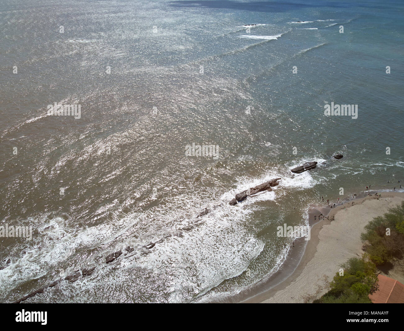 Top view beach hi-res stock photography and images - Alamy