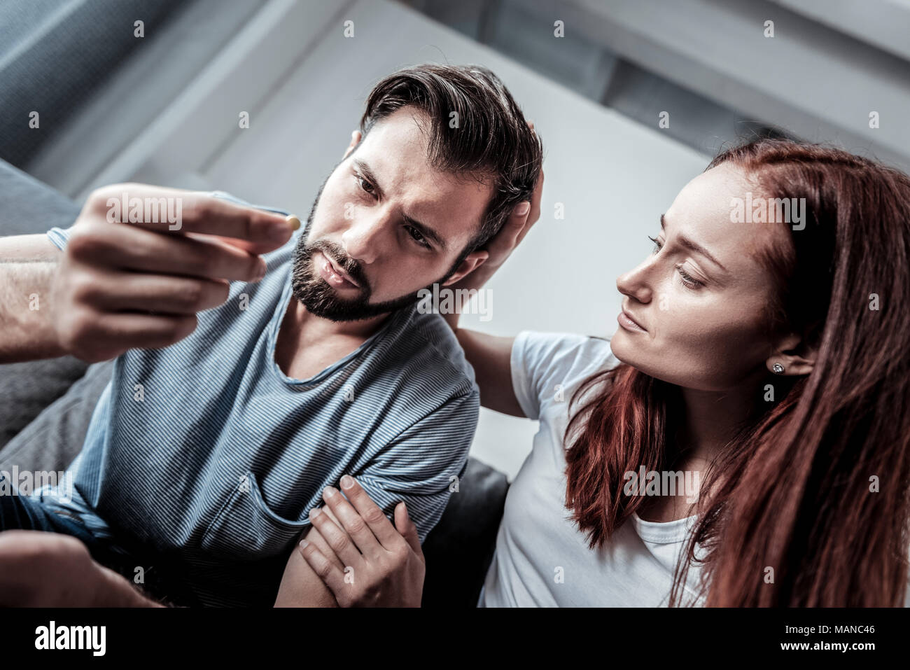Boyfriend girlfriend sad hi-res stock photography and images - Alamy