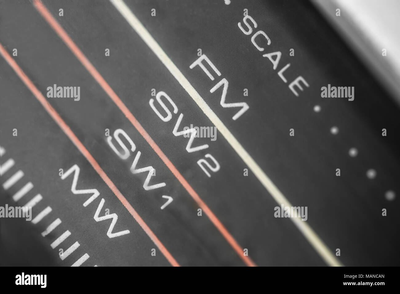 Vintage 1980s Silver radio boom box Stock Photo - Alamy