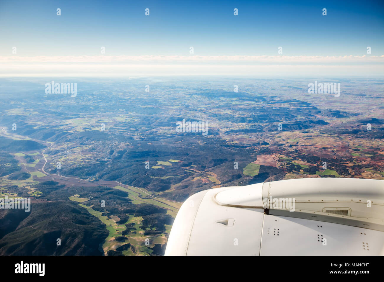 Madrid aerial view map hi-res stock photography and images - Alamy