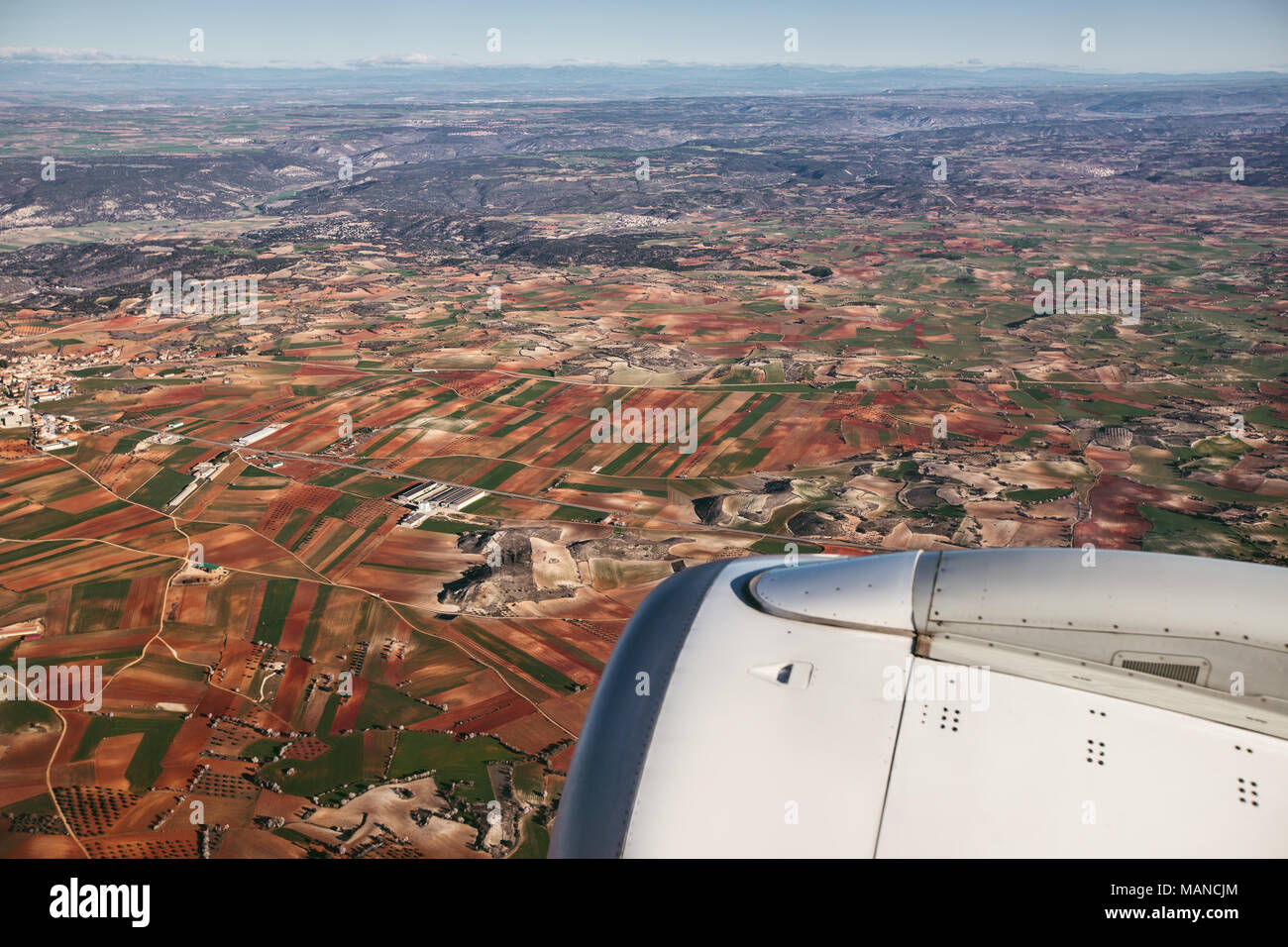 Madrid aerial view map hi-res stock photography and images - Alamy