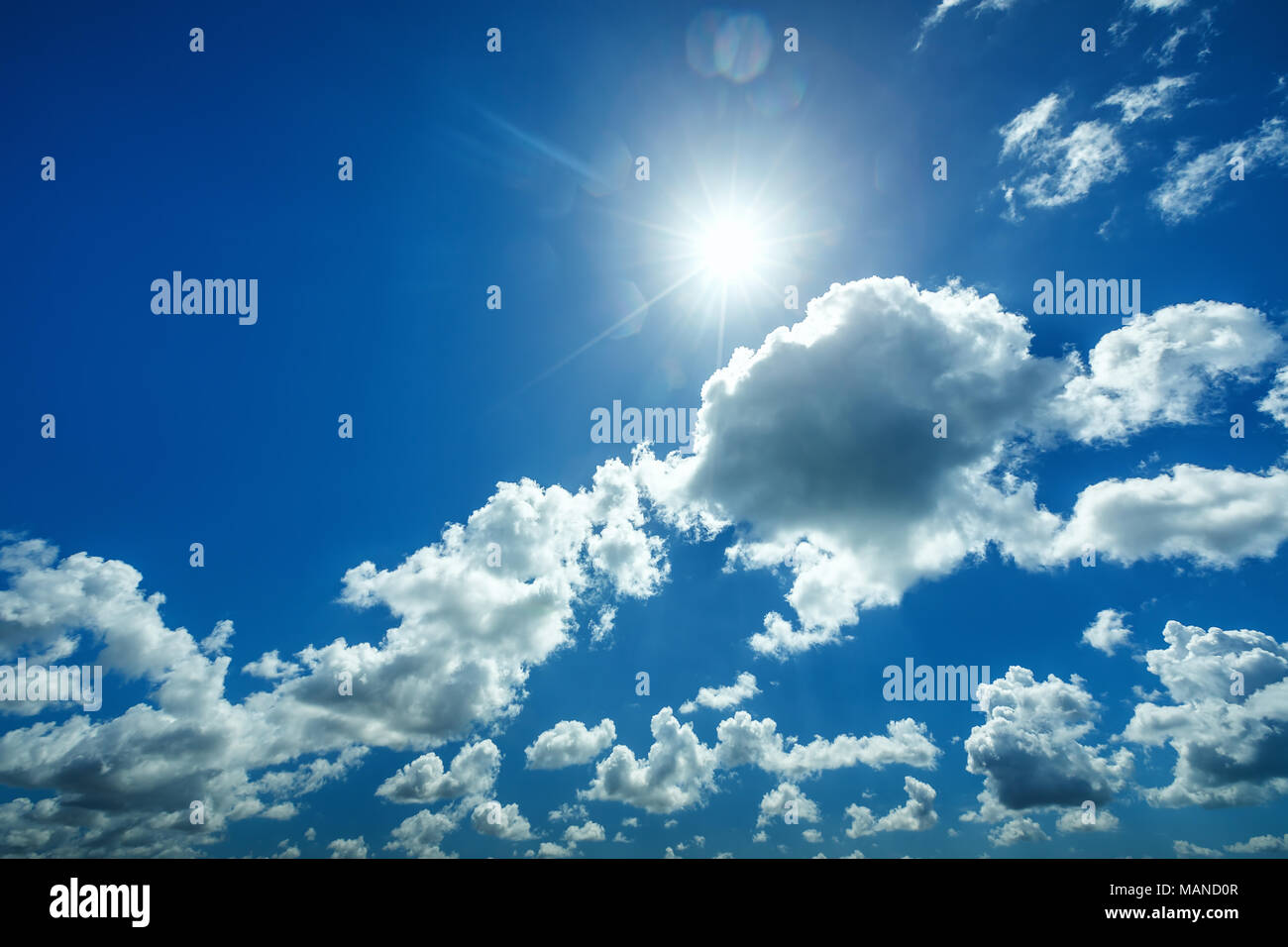 Sunny Day Sky Background