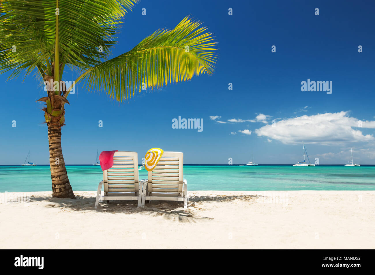 Relaxing on remote beach Stock Photo - Alamy