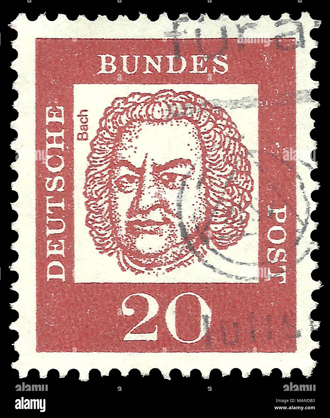 Germany - stamp 1961: Edition on Distinguished Germans, shows Composer ...