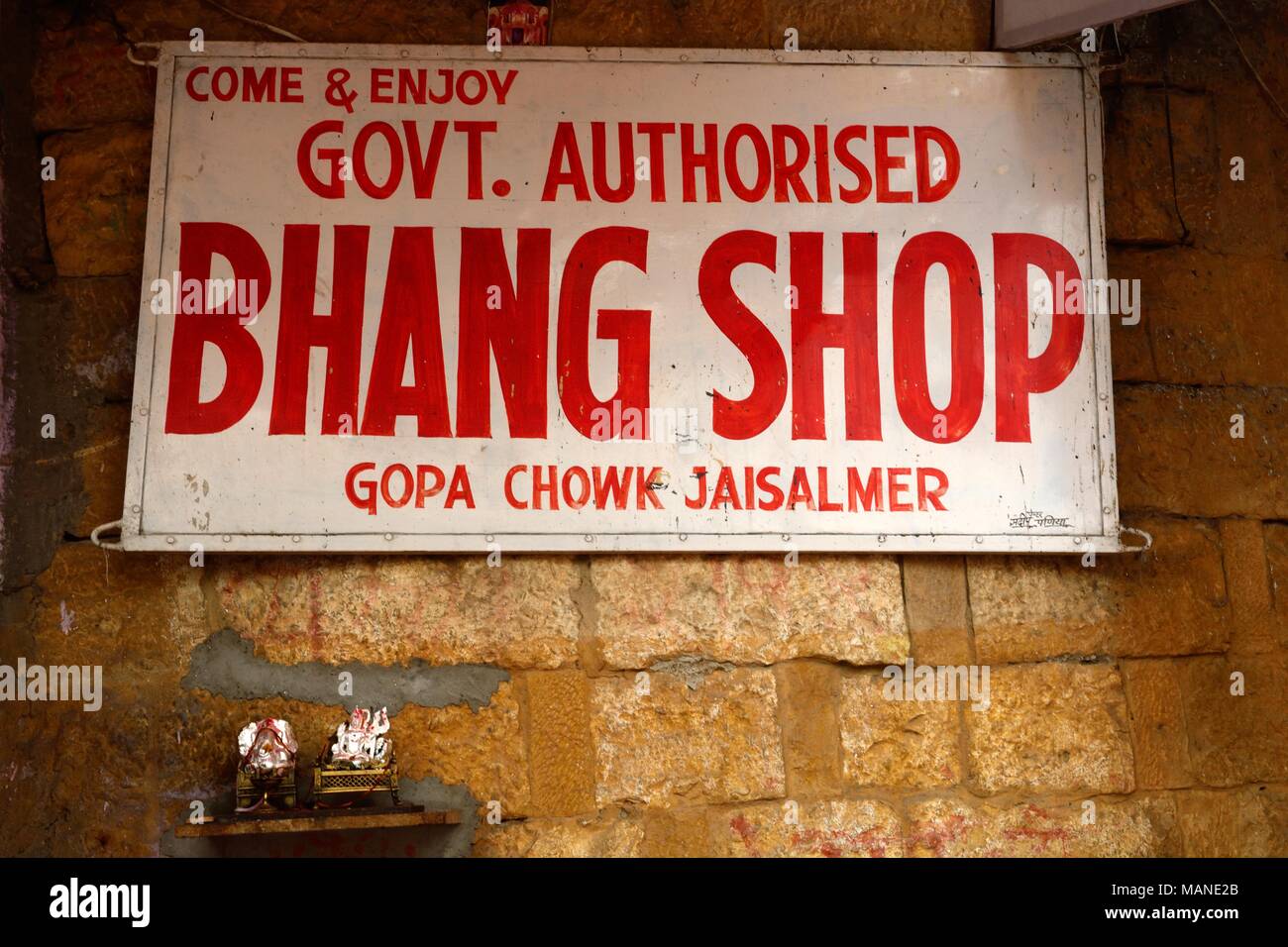 Government authorised bhang shop hi-res stock photography and images ...