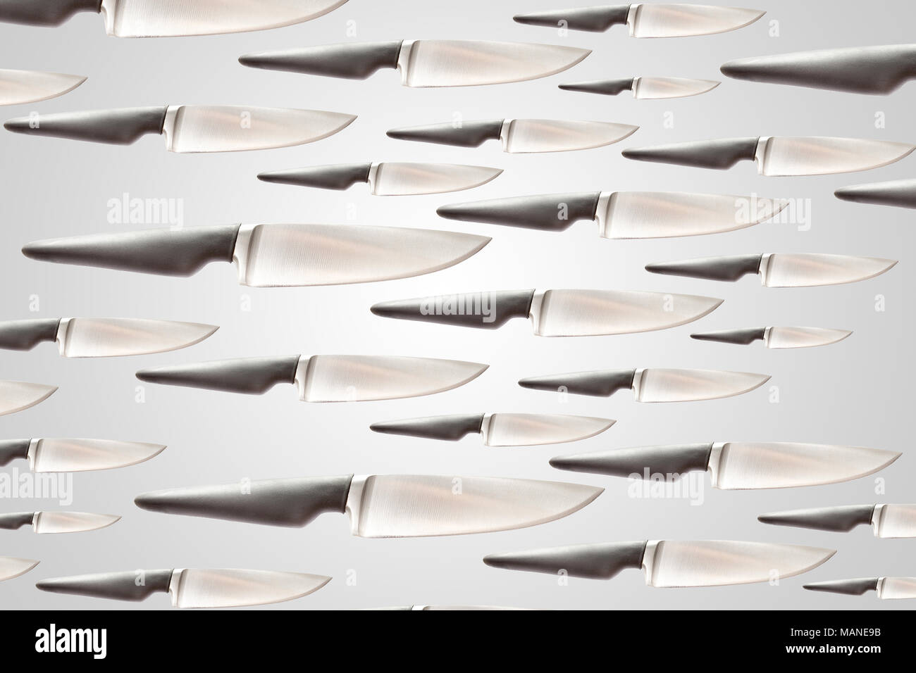 Lot of knife texture Stock Photo - Alamy