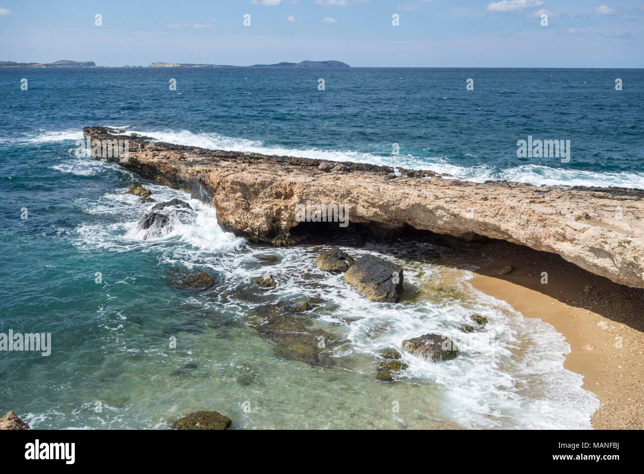 Mediterranean beach rock formation hi-res stock photography and images ...