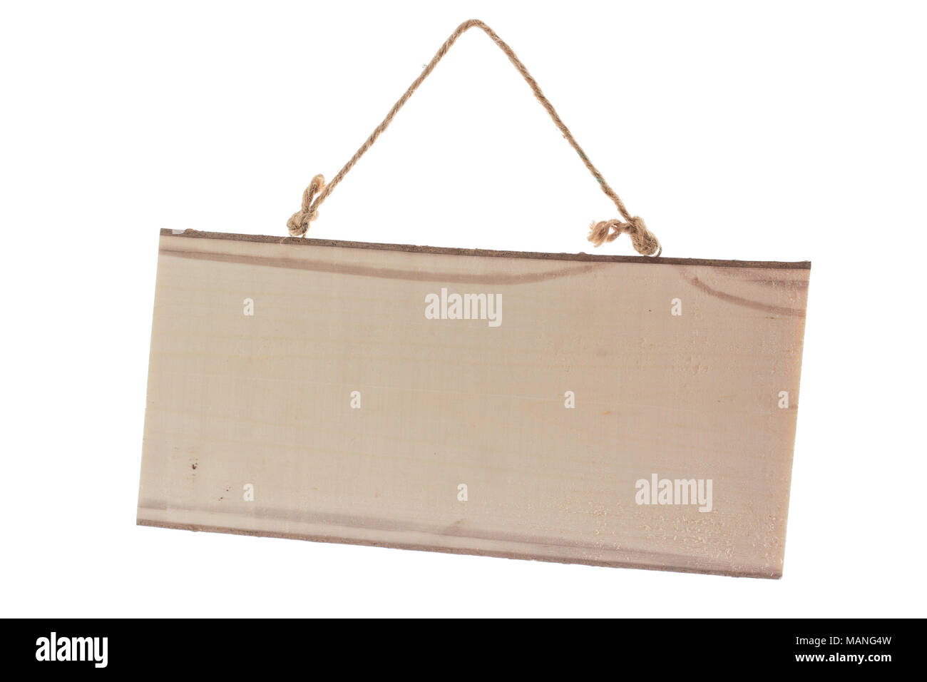 Wooden information index. Sign a pointer to the board isolated on a ...