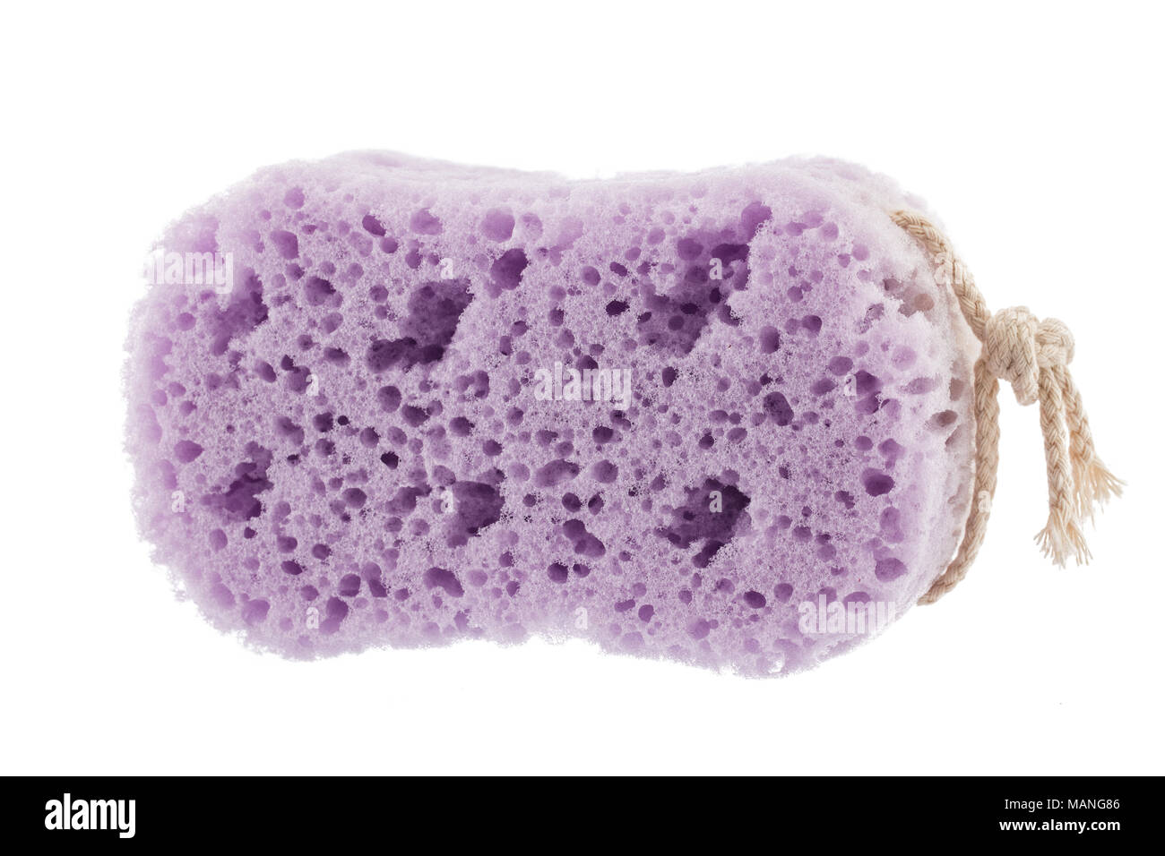 Bath sponge isolated over white background Stock Photo - Alamy