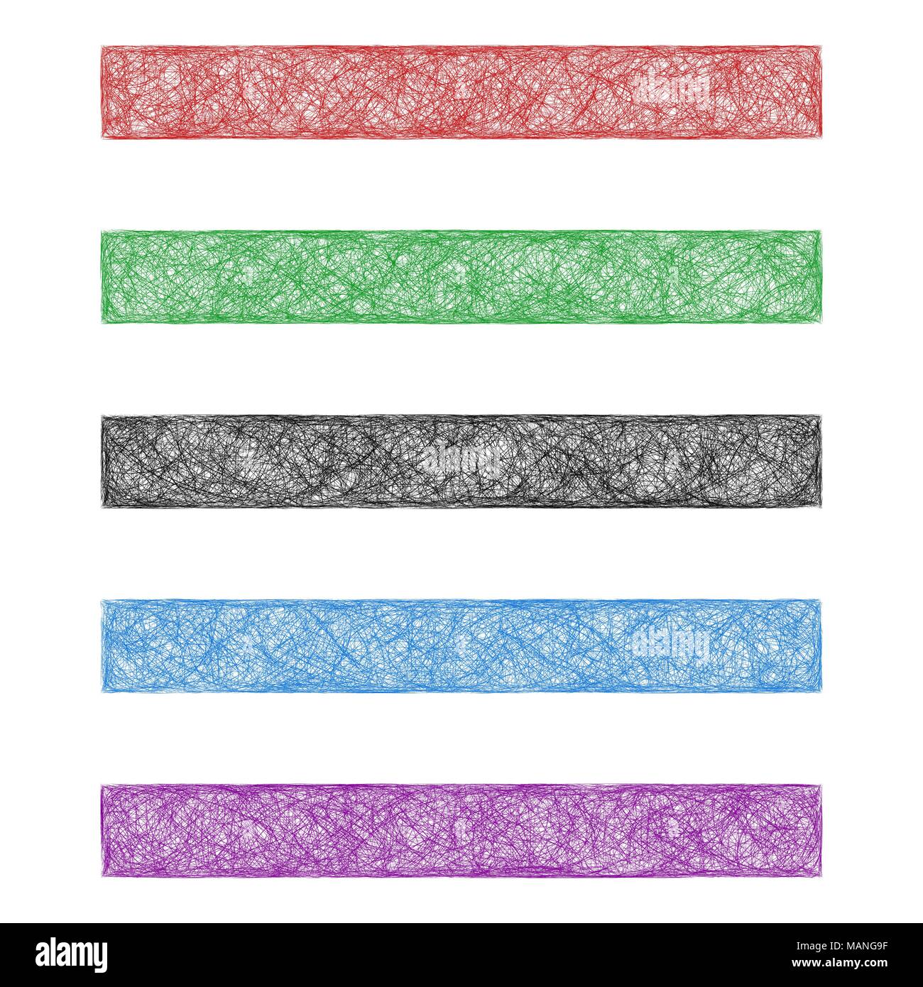 Abstract web header set Cut Out Stock Images & Pictures - Alamy