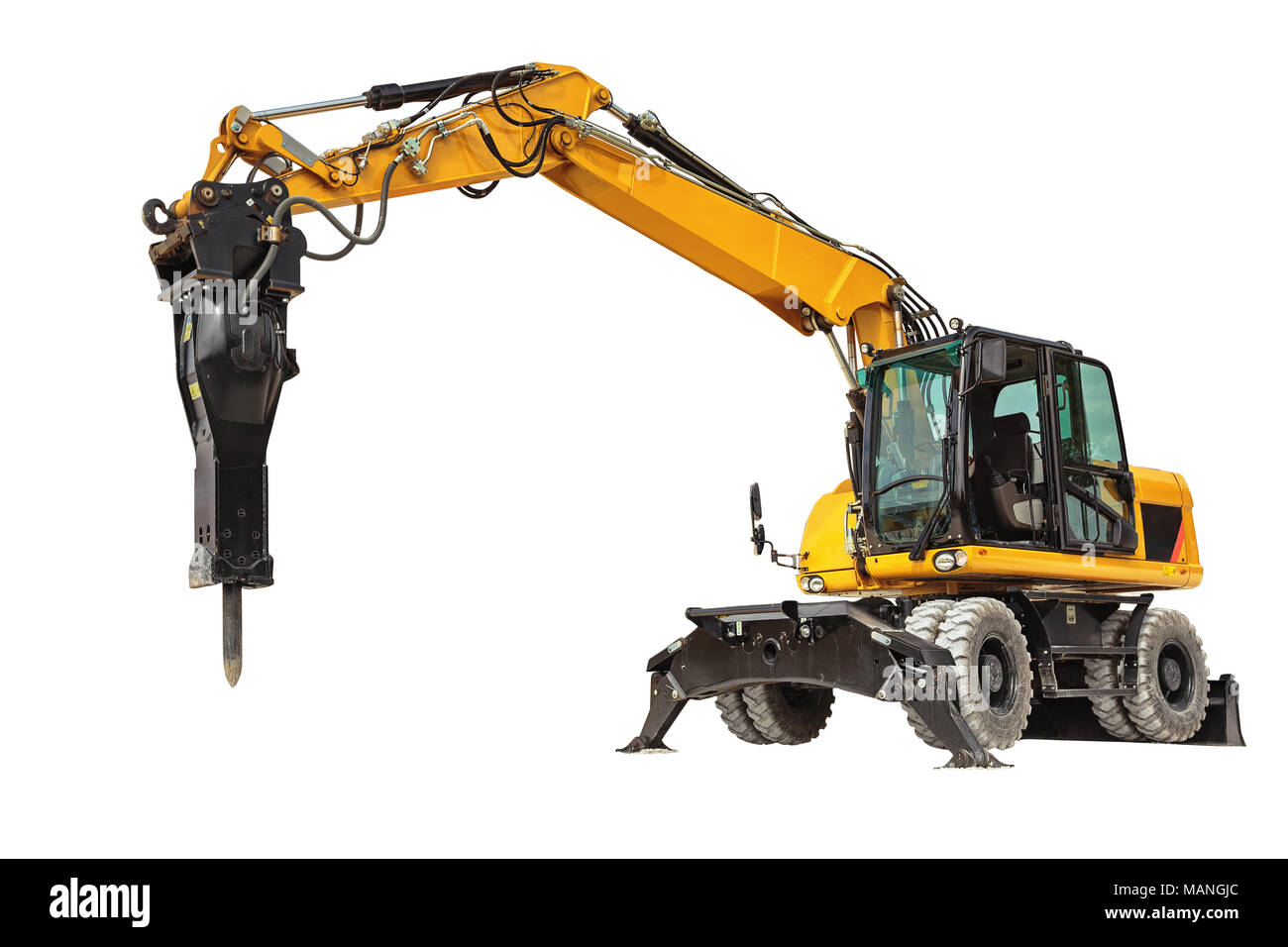 Backhoe loader machine hi-res stock photography and images - Alamy
