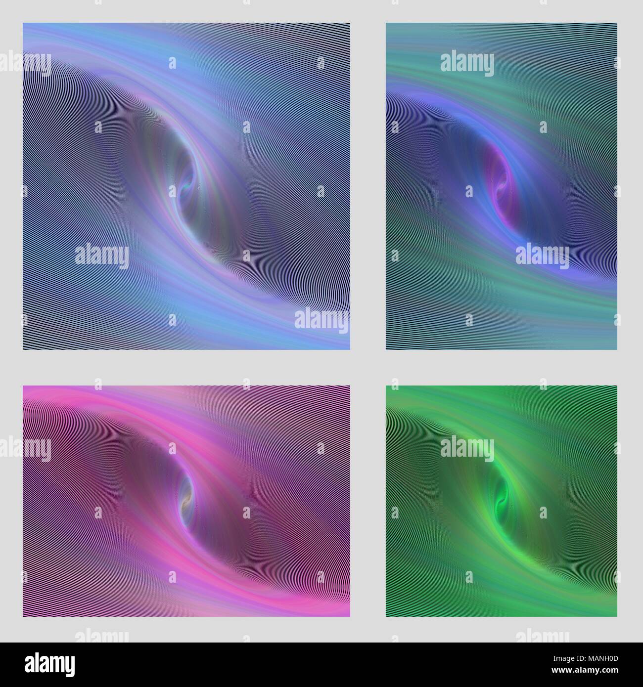 Abstract psychedelic brochure background set Stock Vector Image & Art - Alamy