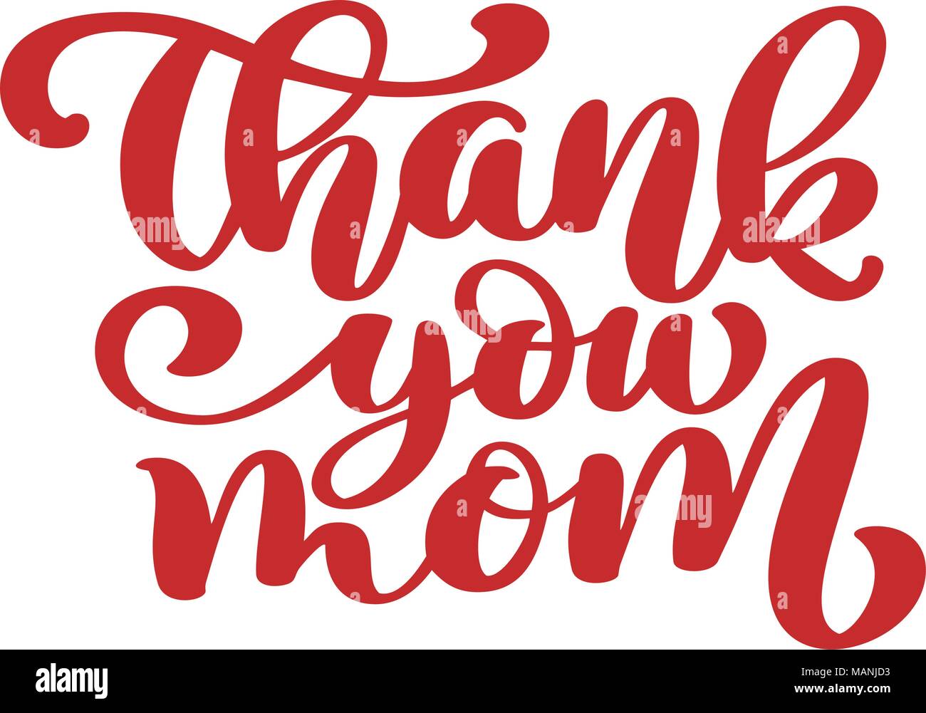 Thank you mommy Cut Out Stock Images & Pictures - Alamy