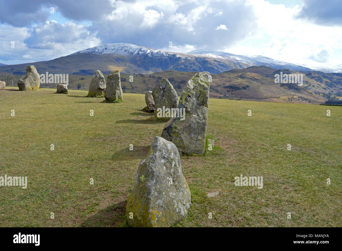 Castlerigg Stone Circle Keswick Stock Photo - Alamy