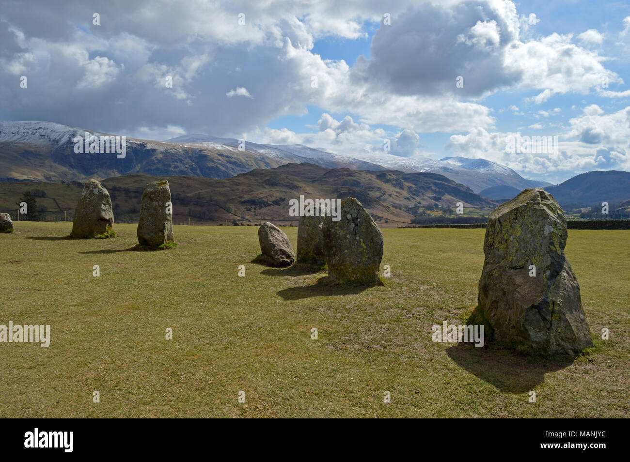 Castlerigg Stone Circle Keswick Stock Photo - Alamy
