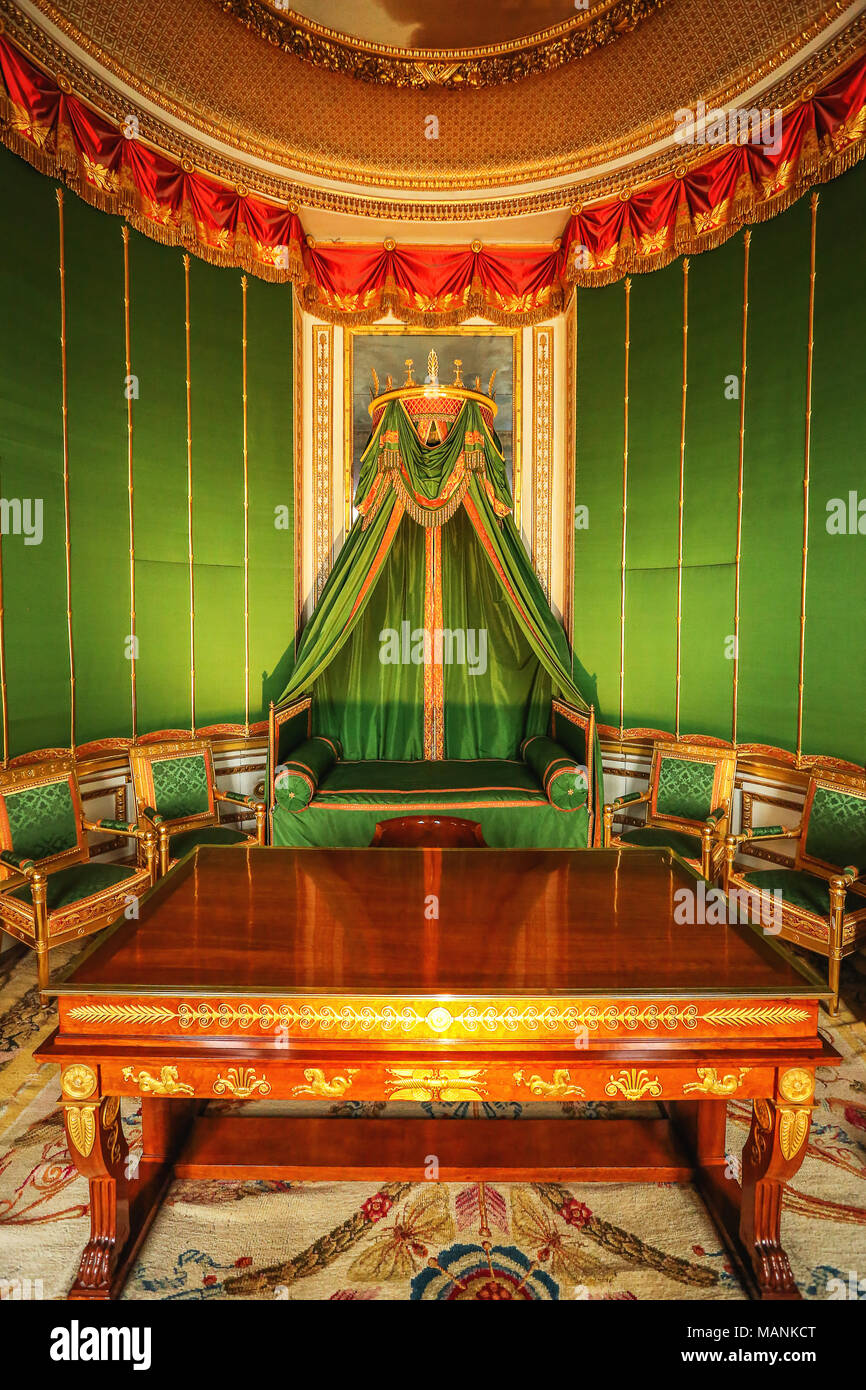 Paris, France, Versailles palace room interior Stock Photo - Alamy