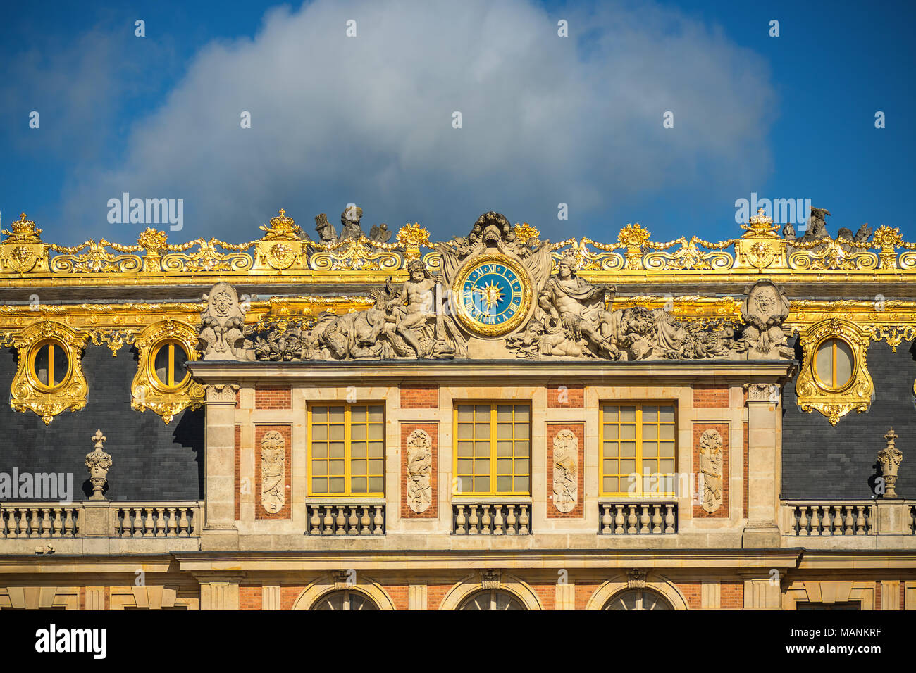 Facade of Versailles Chateau in France Stock Photo - Alamy
