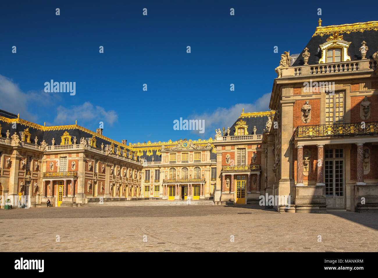 Facade of Versailles Chateau in France Stock Photo - Alamy