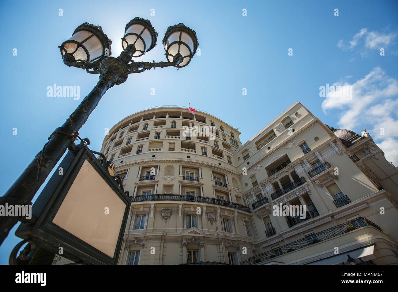 Architecture in Monaco. Monte Carlo, popular landmark Stock Photo - Alamy