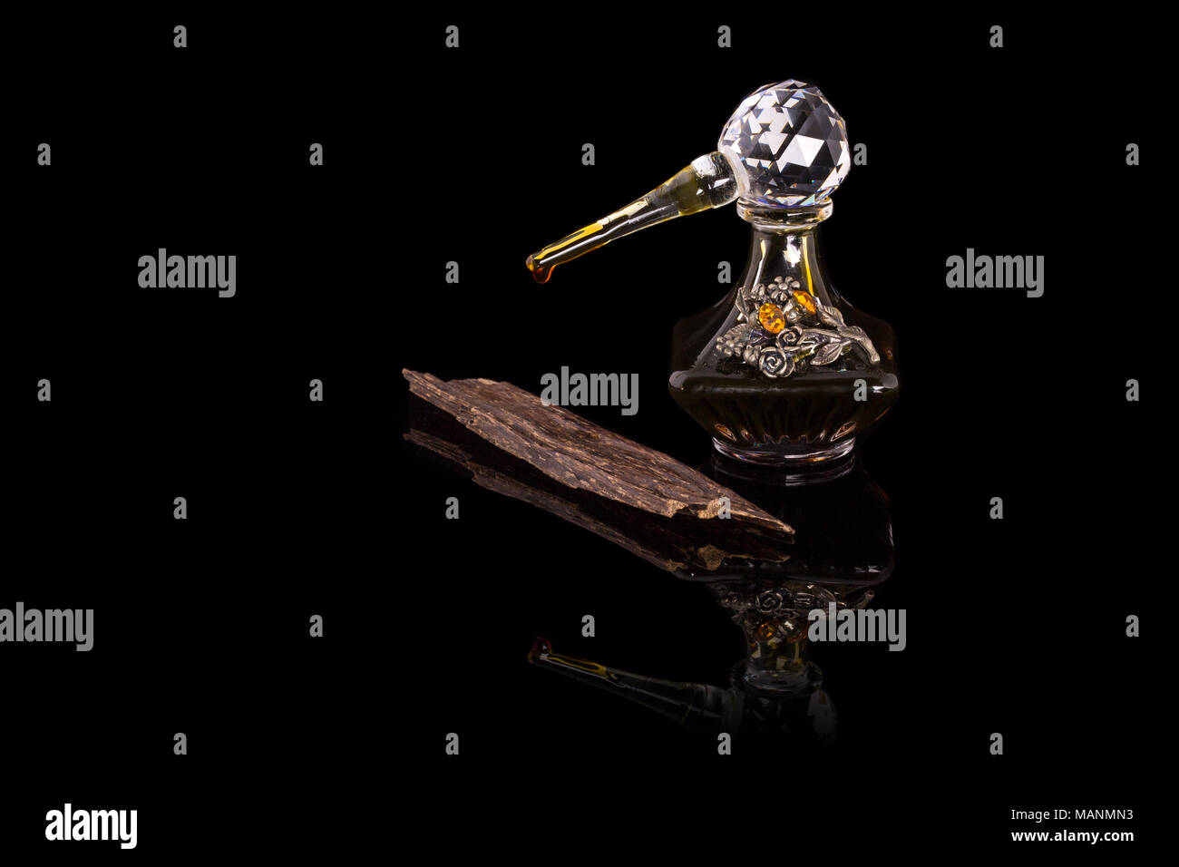 Close Up Shot Of Traditional Luxury Arabic Oud Oil Perfume In A ...