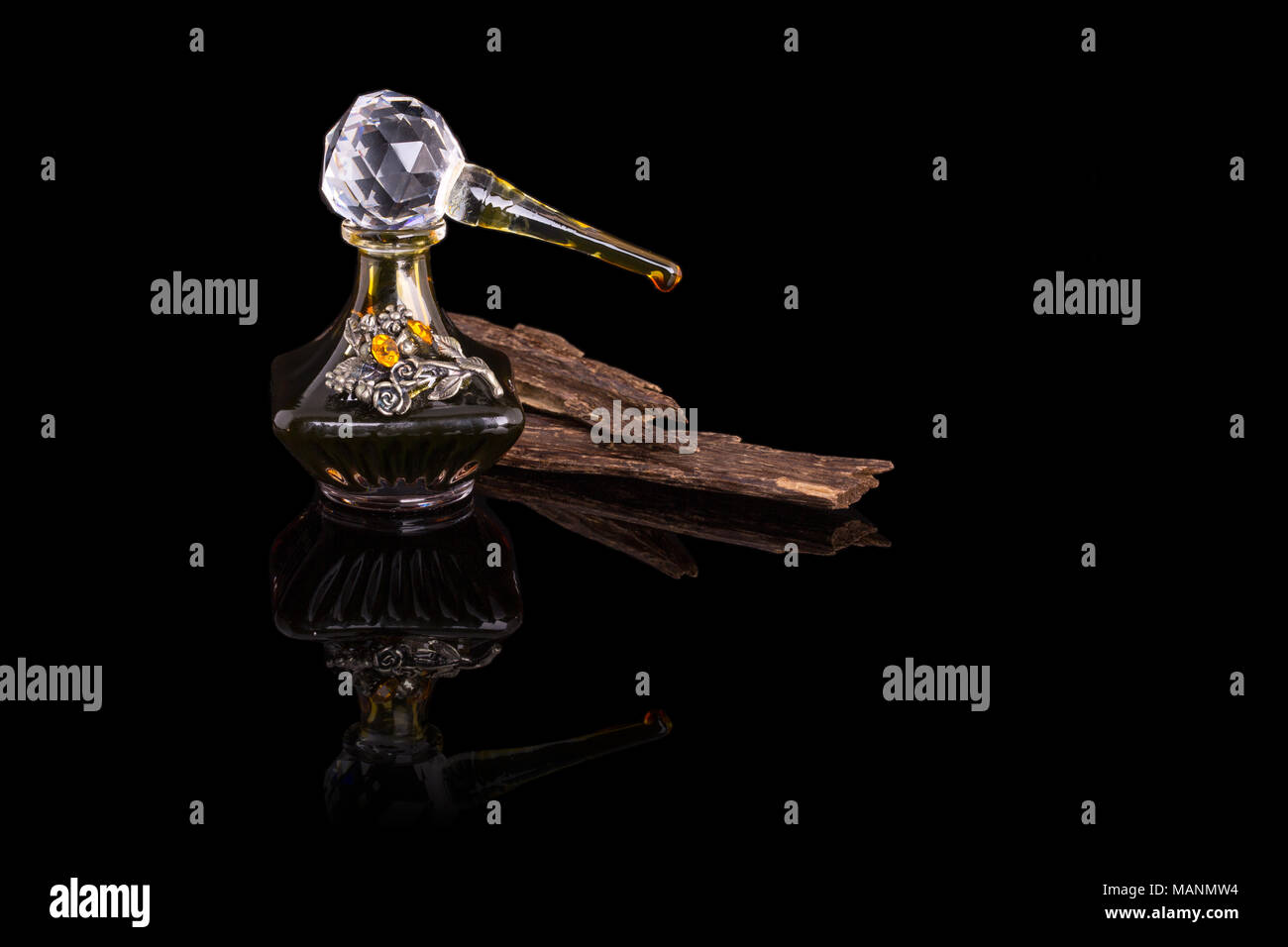 Close Up Shot Of Traditional Luxury Arabic Oud Oil Perfume In A ...