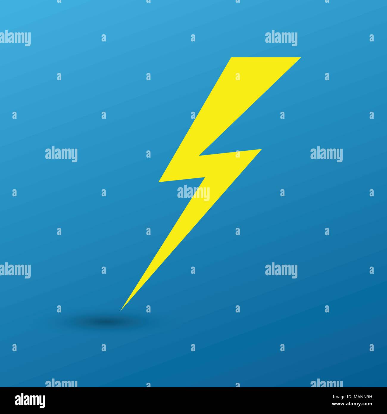 Lightning strike on black background Stock Vector Images - Alamy