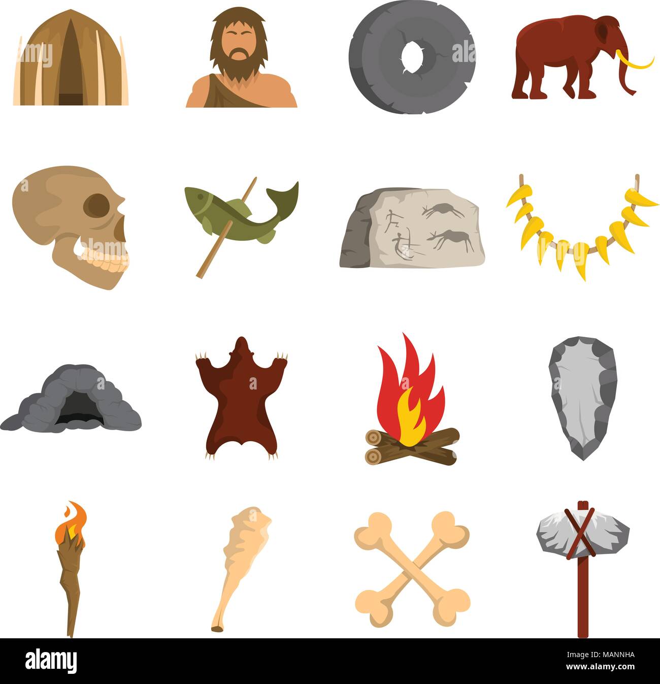 Prehistoric fish painting Stock Vector Images - Alamy