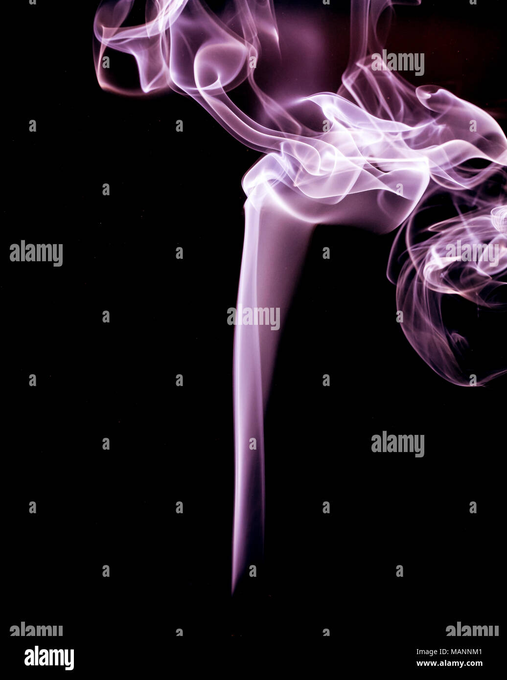 Smoke flame black background Stock Photo - Alamy