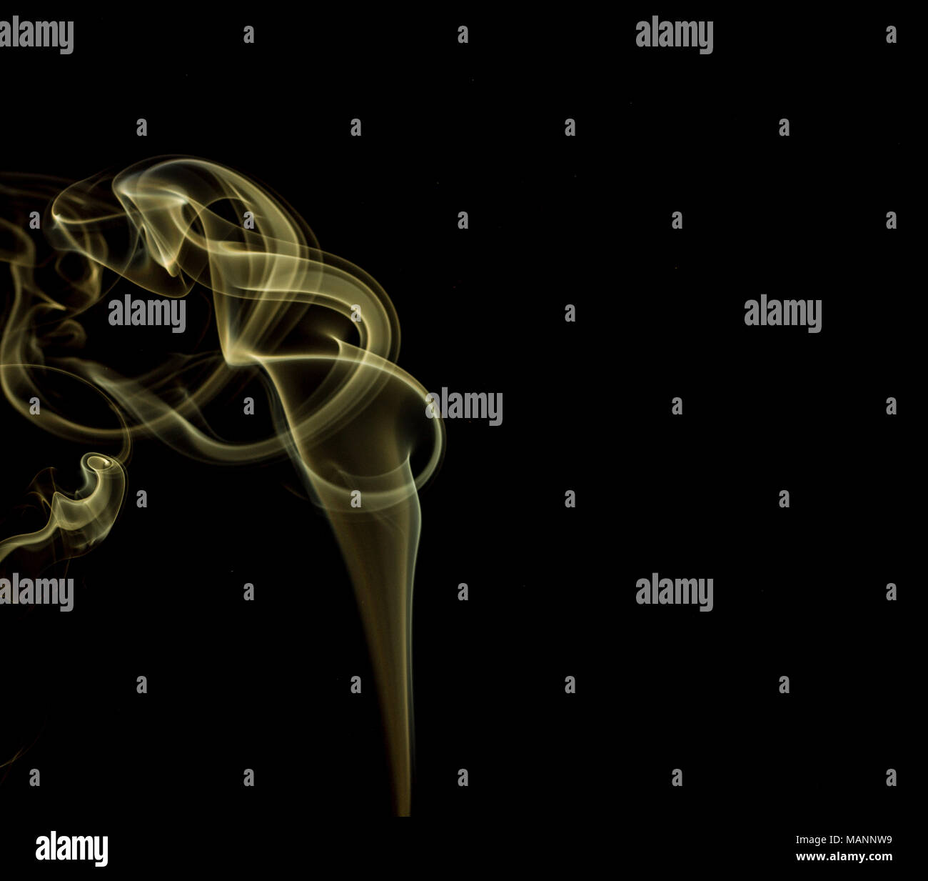 Yellow Smoke flame background Stock Photo - Alamy