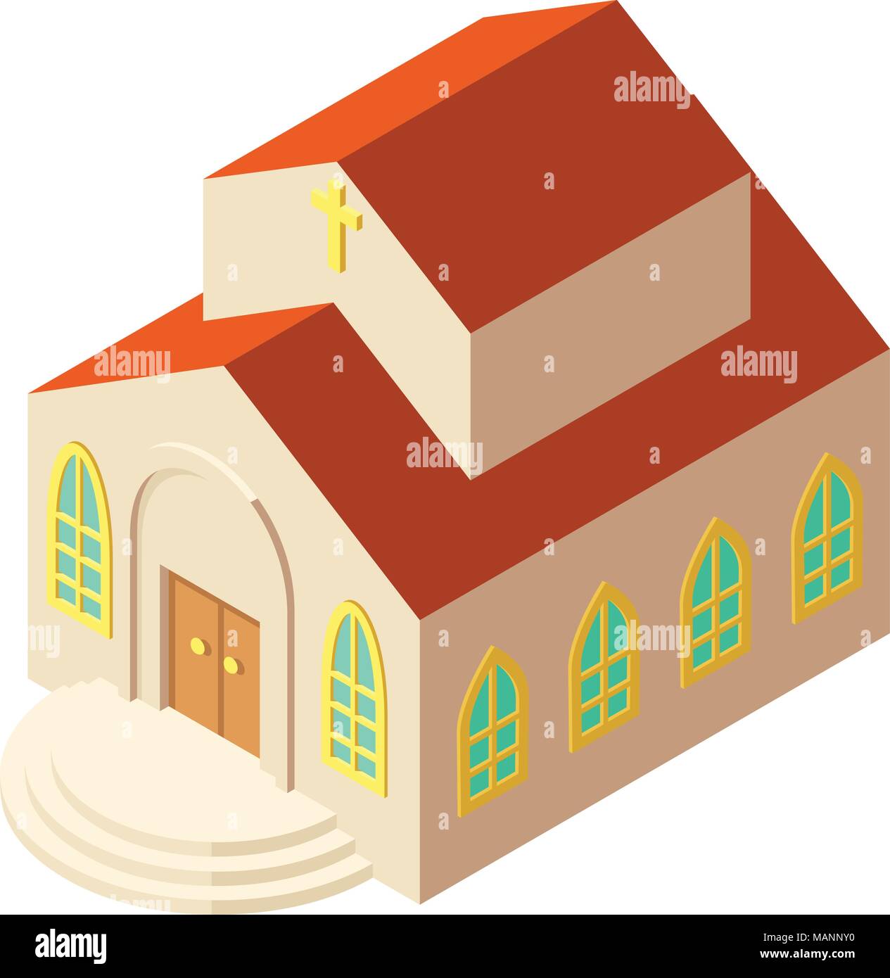 Priest catholic church door Stock Vector Images - Alamy