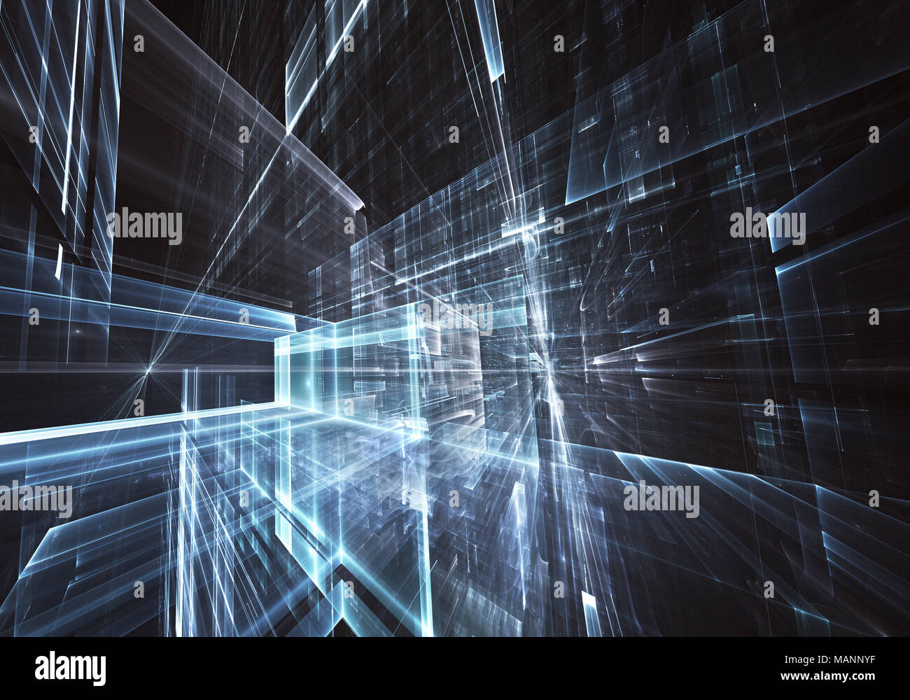 Abstract future technology background - computer-generated image ...