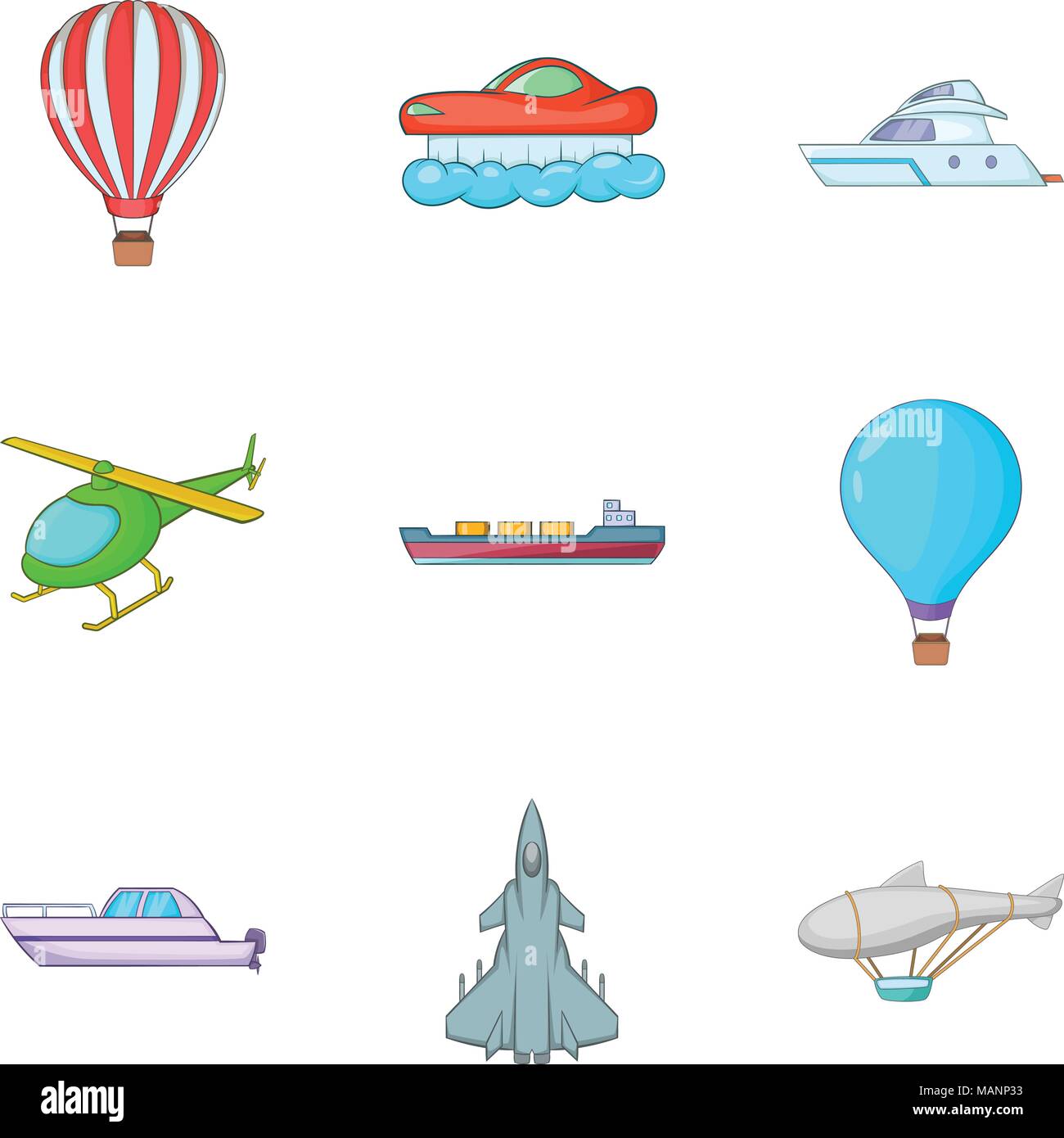 Carry people icons set, cartoon style Stock Vector Image & Art - Alamy