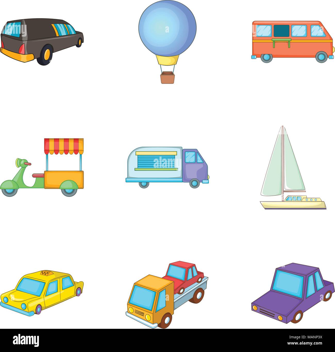 Consignment icons set, cartoon style Stock Vector Image & Art - Alamy