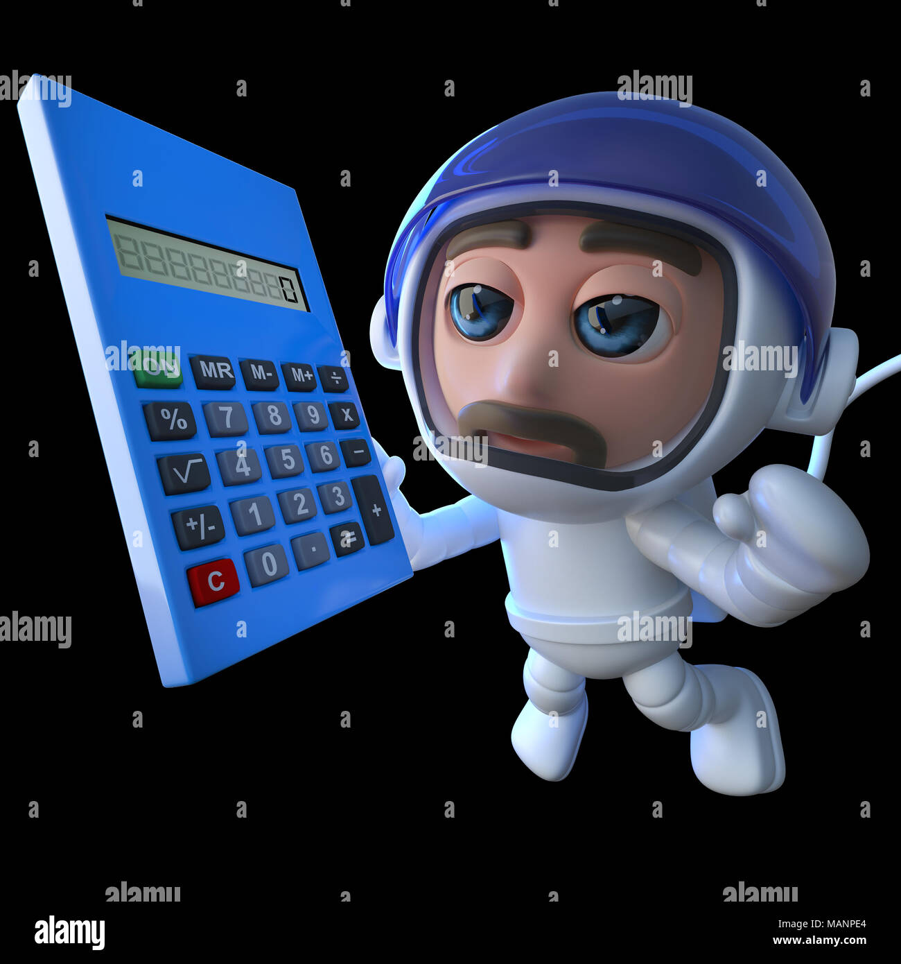 Funny cartoon astronaut hi-res stock photography and images - Alamy