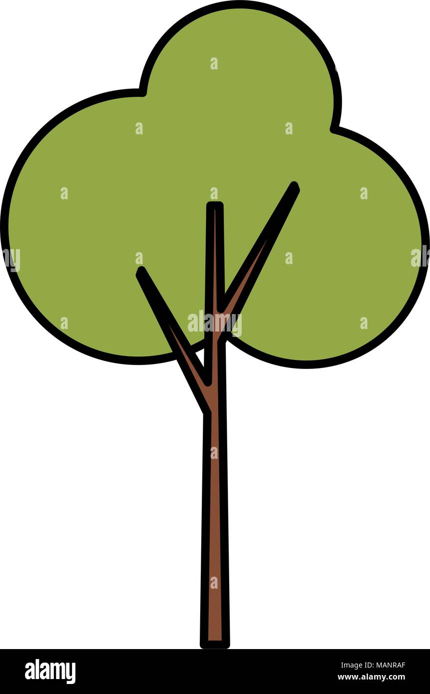 tree plant natural icon Stock Vector Image & Art - Alamy