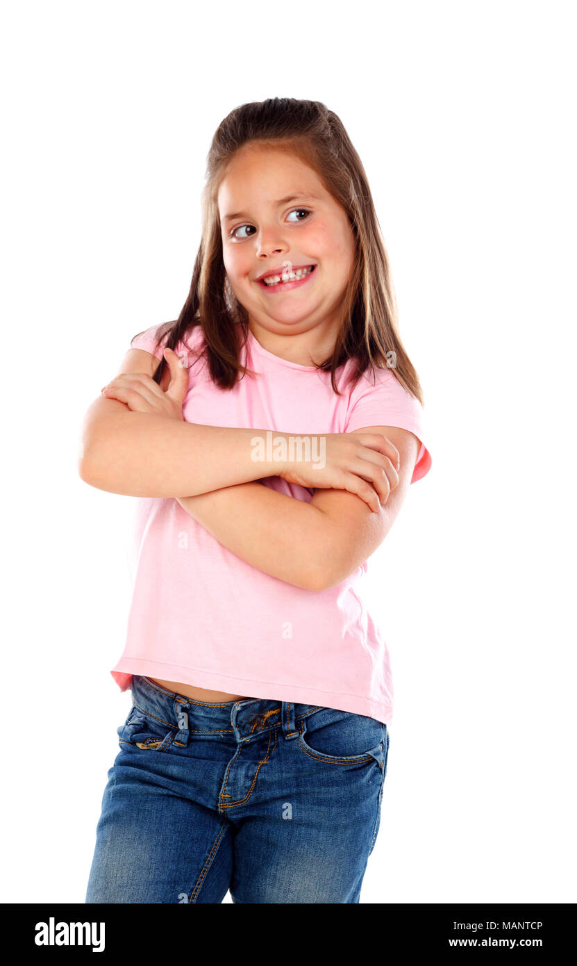 Straight face kid white hi-res stock photography and images - Alamy