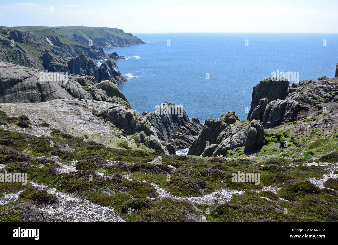 West coast of Lundy Island, Devon, UK Stock Photo - Alamy