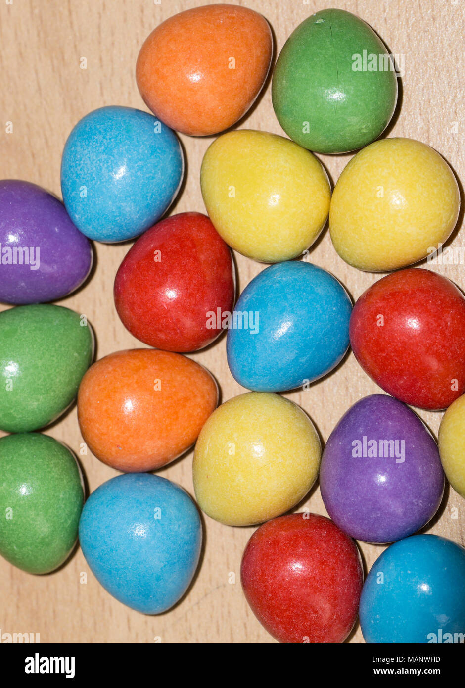 Small Oval Shaped Candies