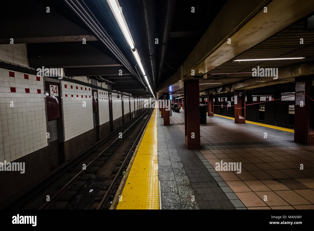 Platform on the NYC Subway is one of the oldest and most extensive ...