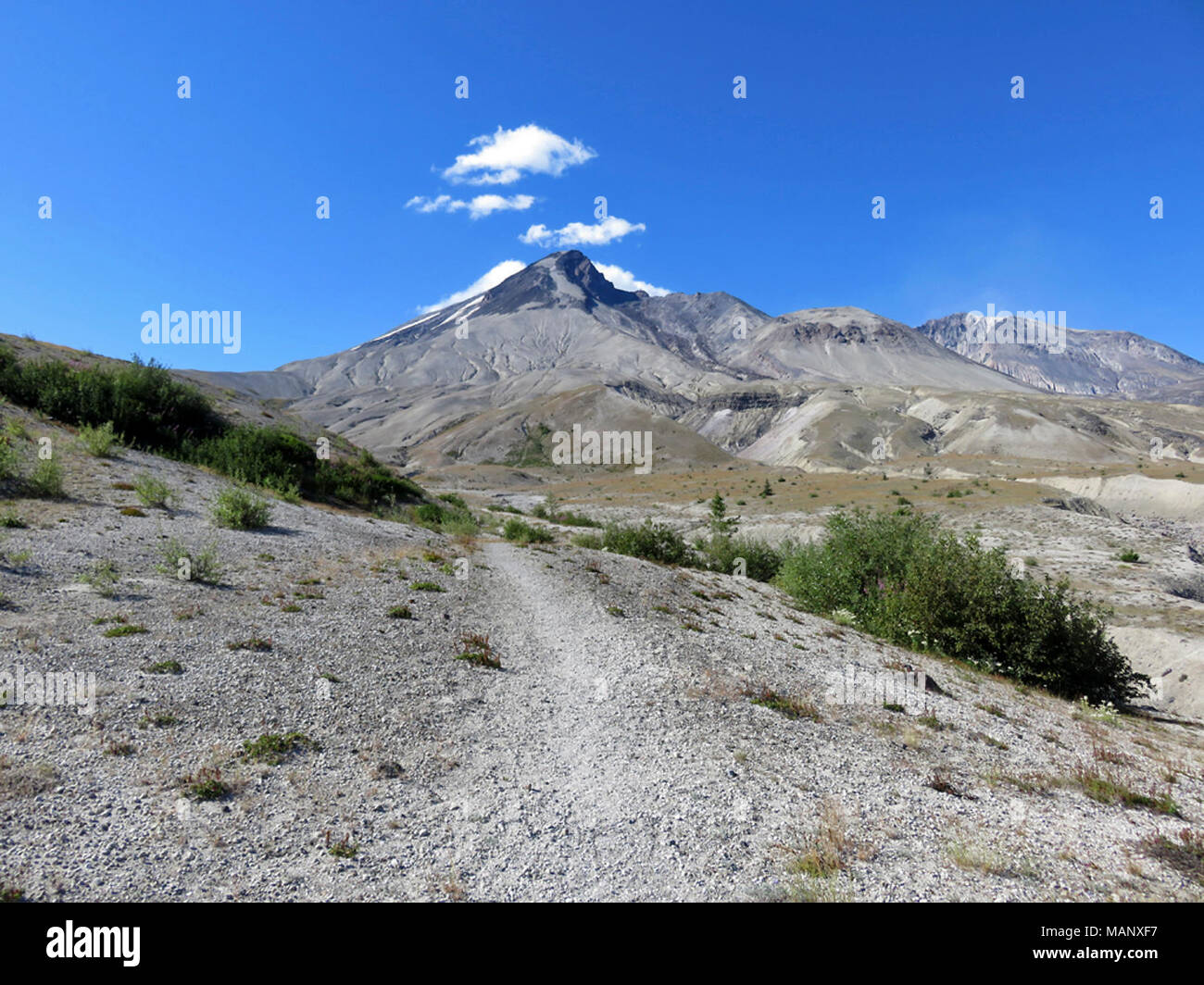 Truman Loowit Trail at Mt St Helens NM in Stock Photo - Alamy