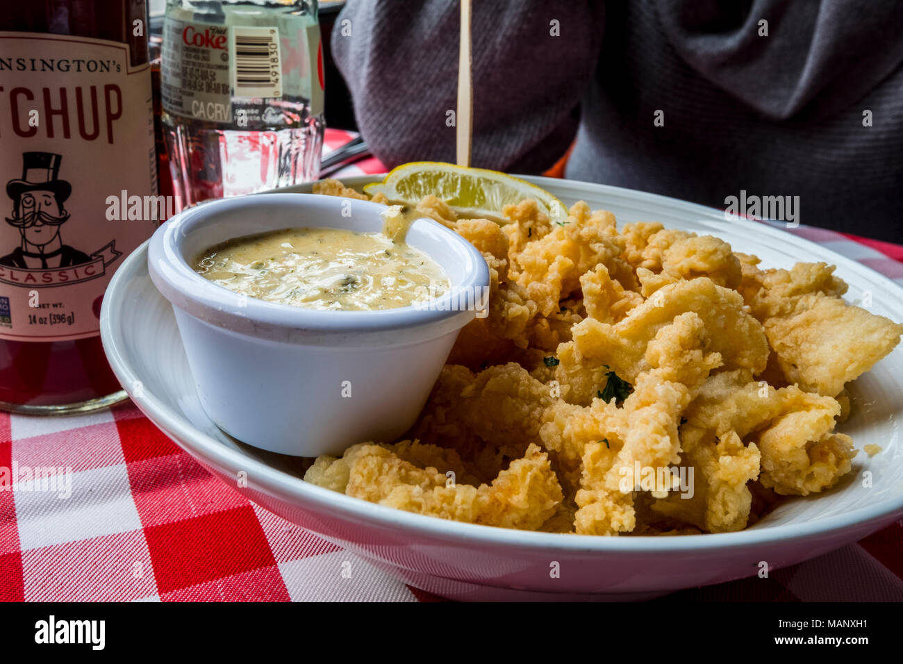 Fried calamari at PJ Clarke's. New York city Stock Photo - Alamy