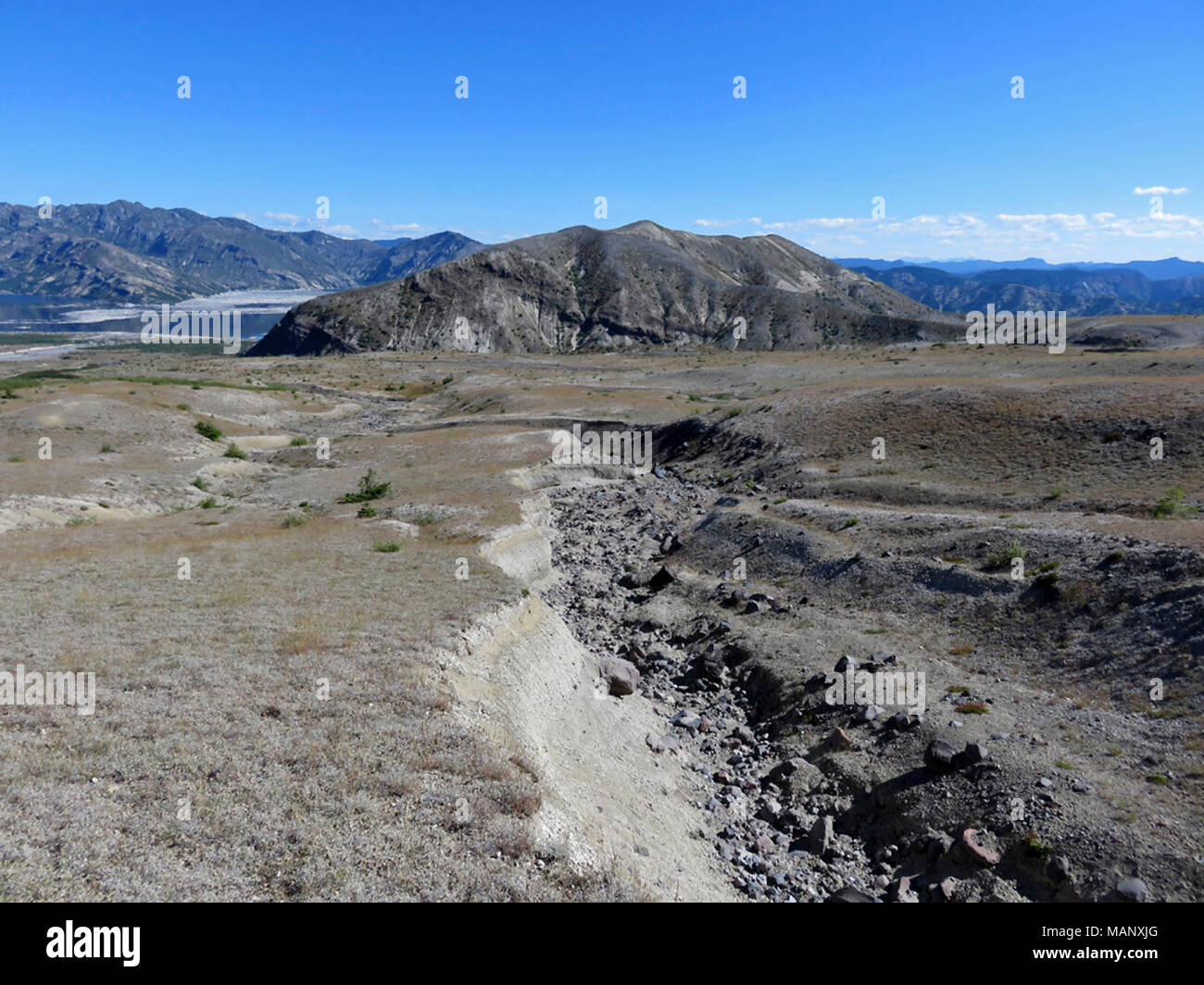 Truman Loowit Trail at Mt St Helens NM in Stock Photo - Alamy
