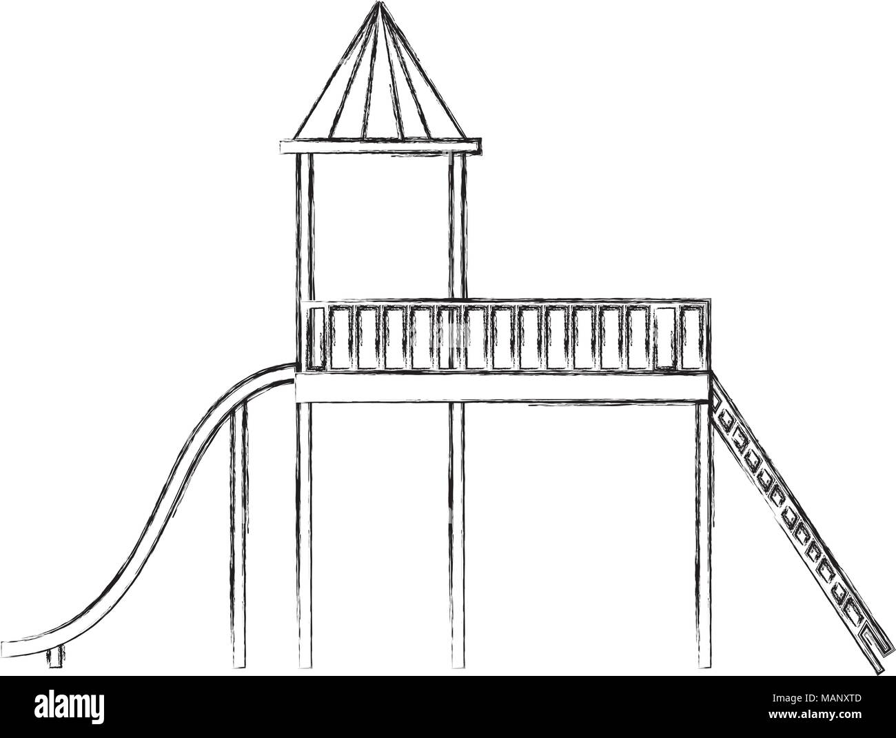 slide playground game for children Stock Vector Image & Art - Alamy