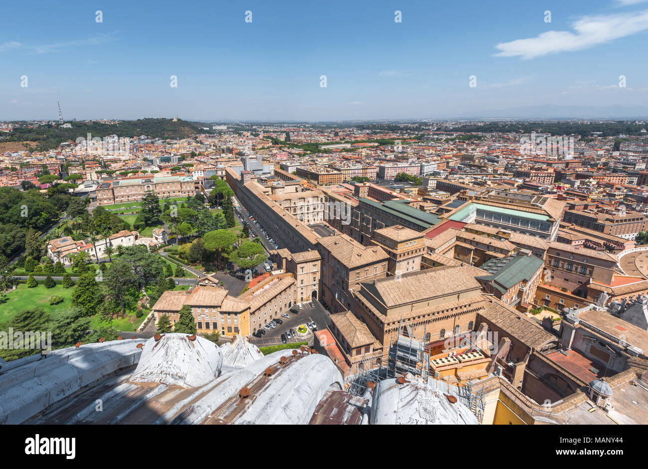Birds eye view of rome hi-res stock photography and images - Alamy