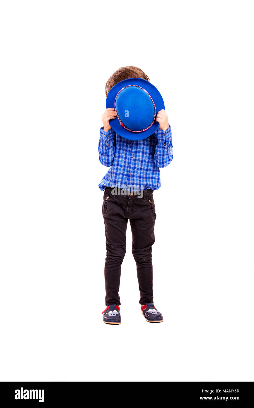 Man with hat covering face Cut Out Stock Images & Pictures - Alamy
