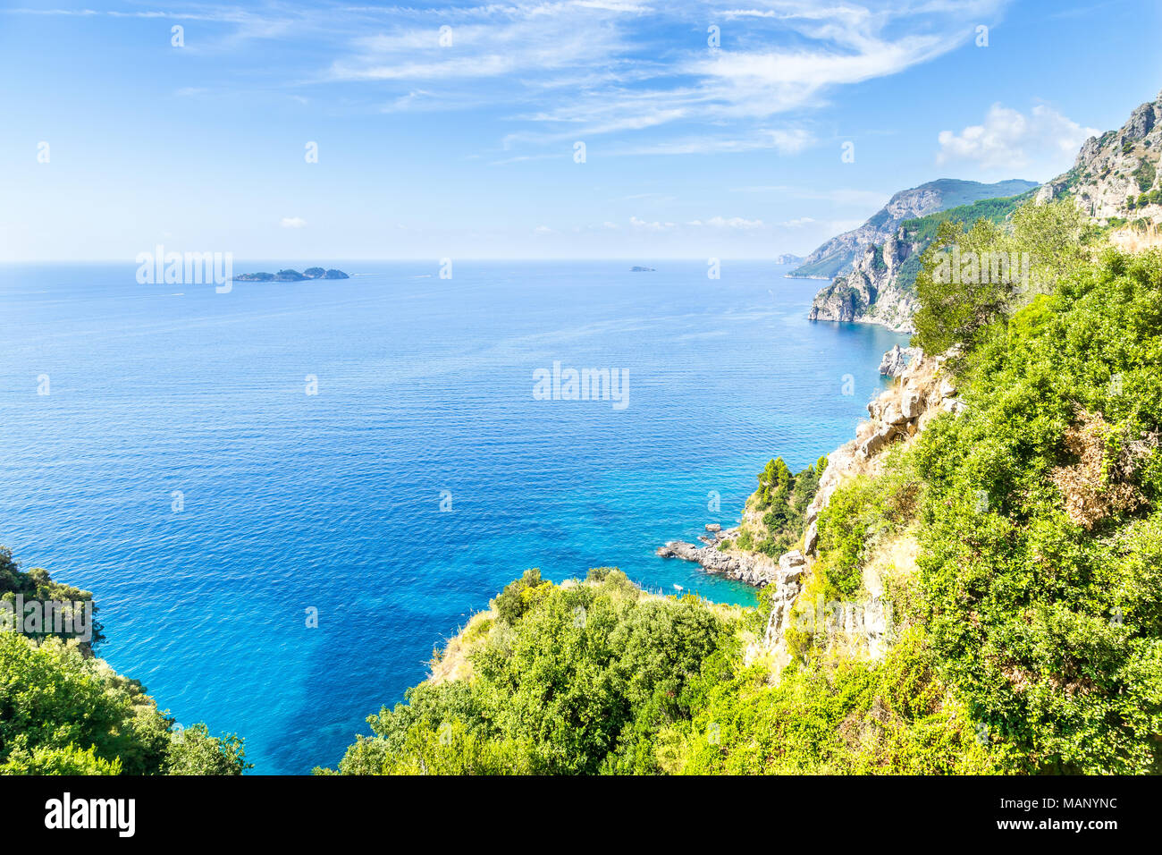 Amalfi drive italy coastal road hi-res stock photography and images - Alamy