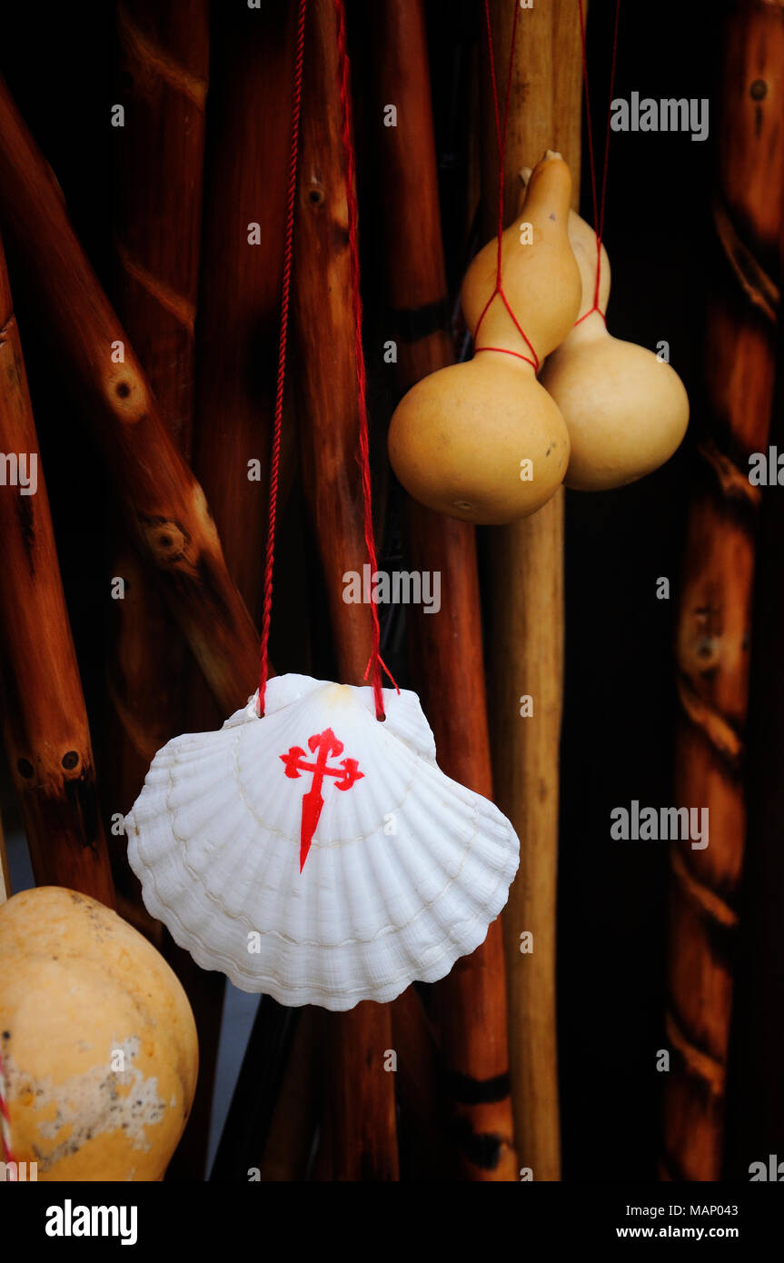 Camino de santiago walking stick hi-res stock photography and images ...