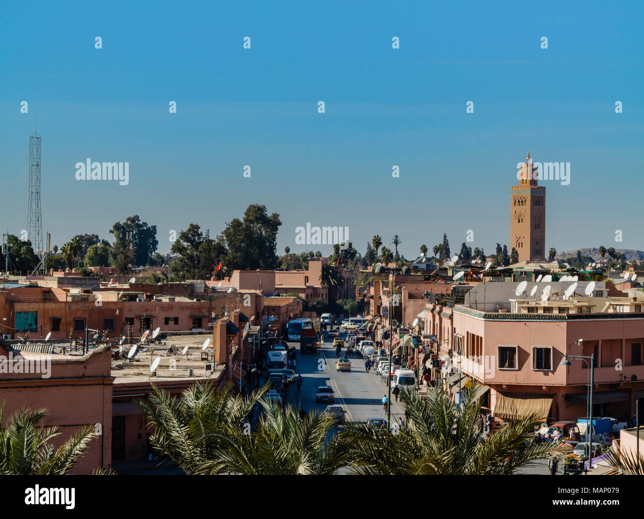 Marrakesh roof terrace hi-res stock photography and images - Alamy