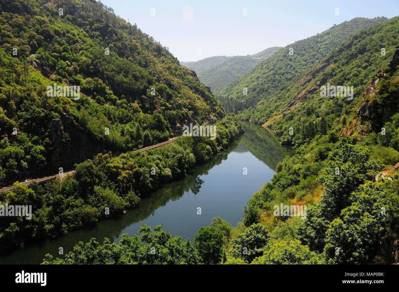 Valley of the Sil river. Galicia, Spain Stock Photo - Alamy
